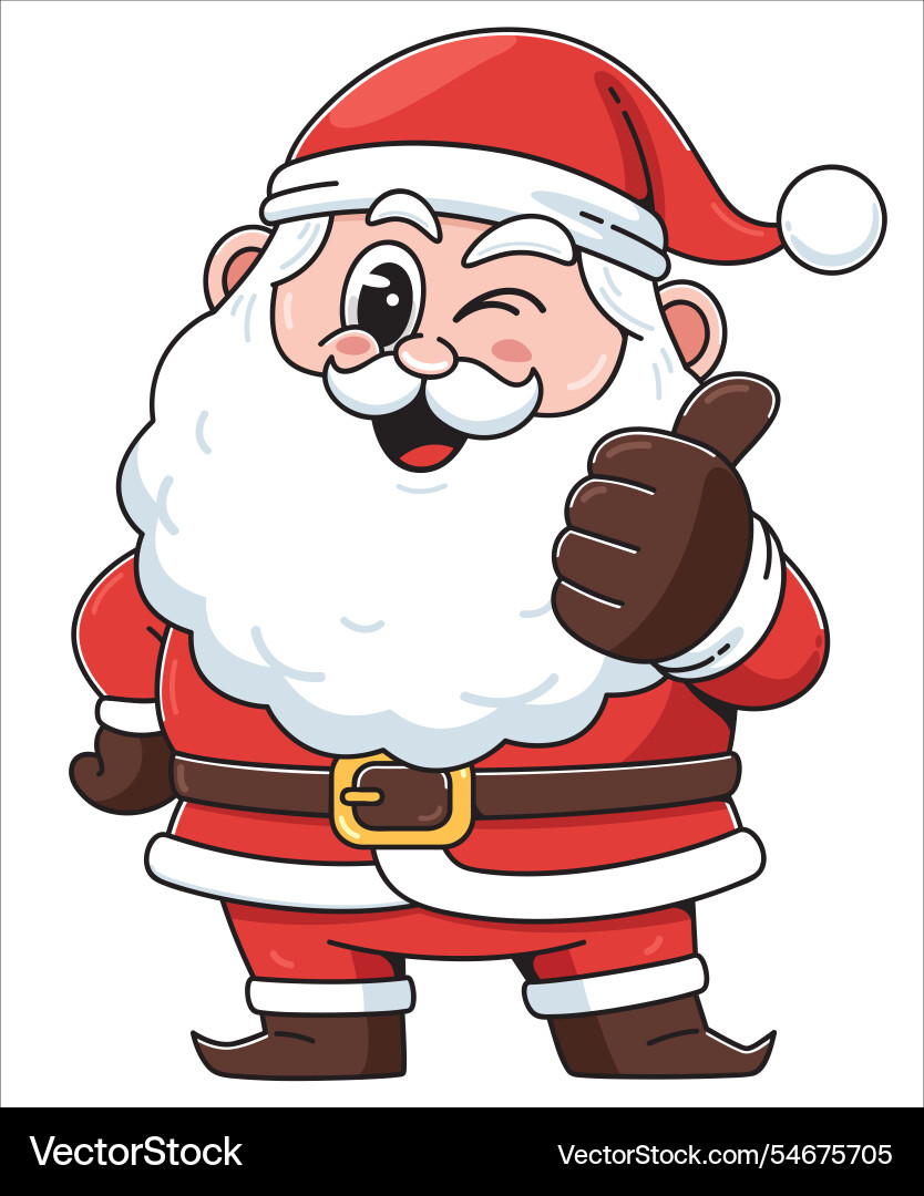 Santa claus Royalty Free Vector Image - VectorStock