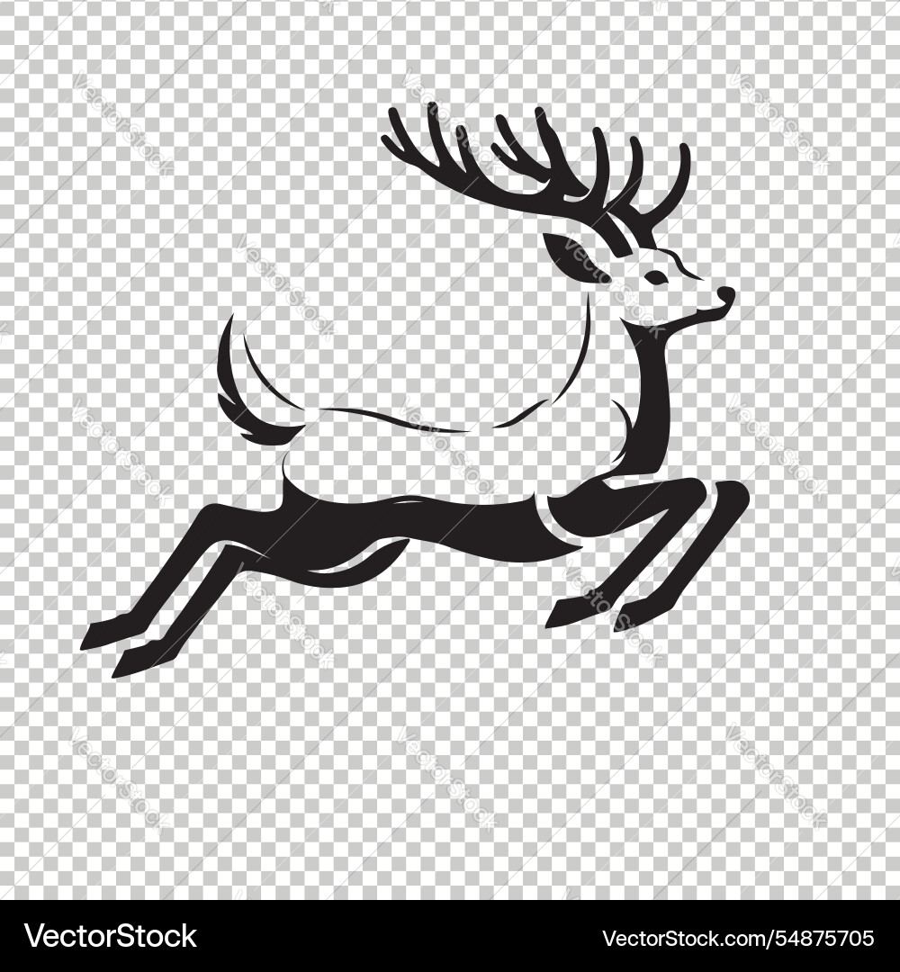 Whitetail deer Royalty Free Vector Image - VectorStock