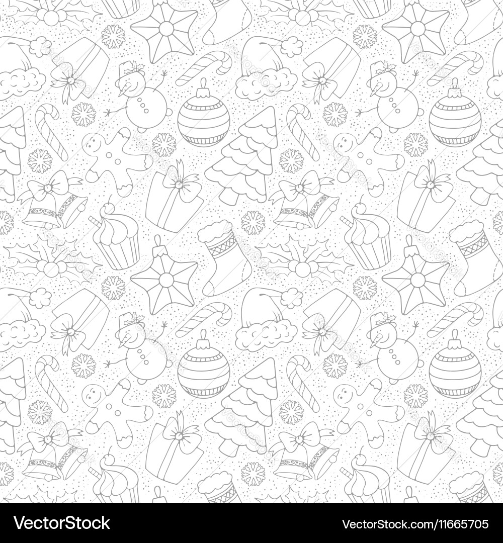 Winter Holiday Pattern Royalty Free Vector Image