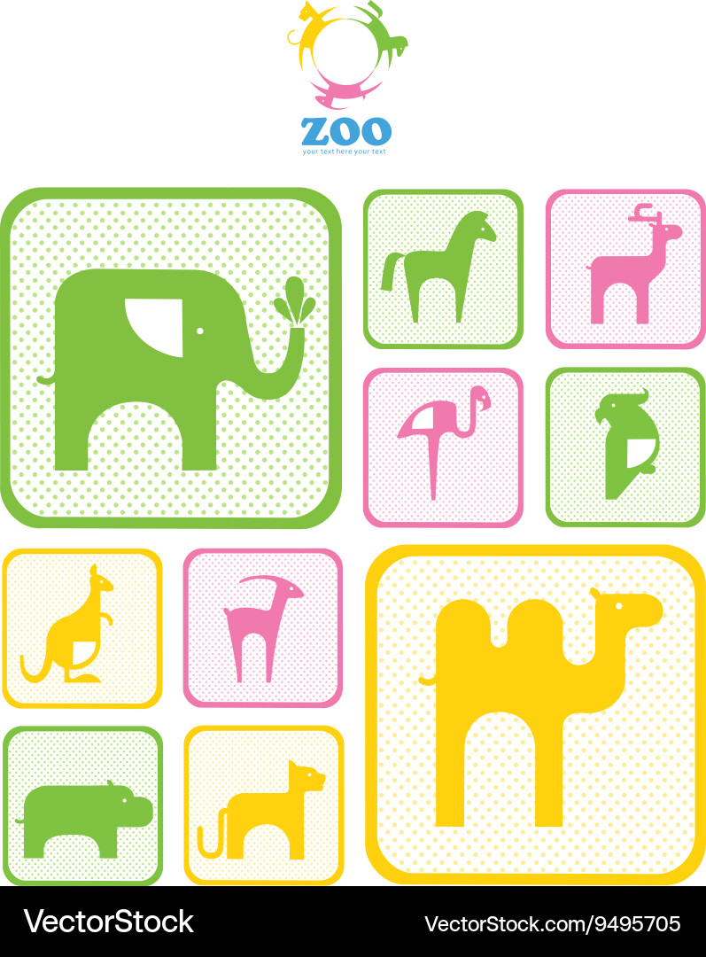 Zoo logo Royalty Free Vector Image - VectorStock