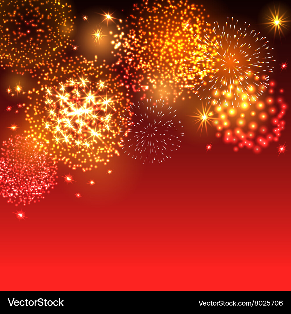 Fireworks Royalty Free Vector Image - VectorStock