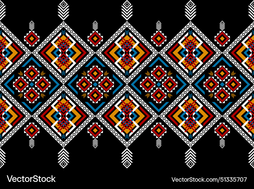 Beautiful aztec pattern art geometric ethnic Vector Image