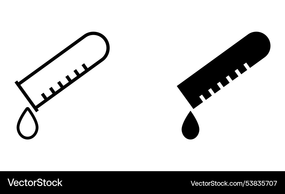 Drop of chemical liquid icon Royalty Free Vector Image