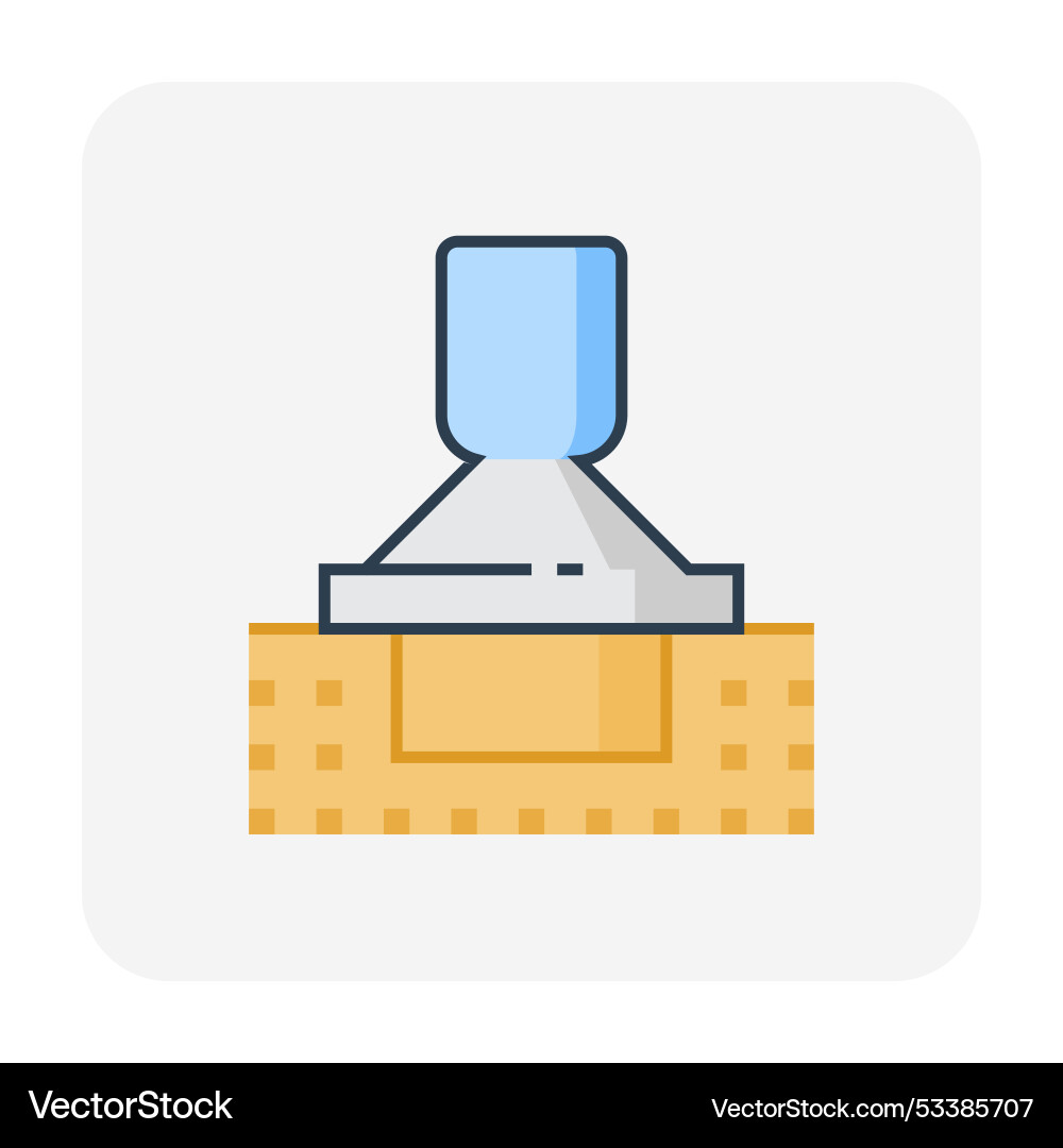 Field density test geotechnical engineering icon Vector Image Field density test geotechnical engineering icon Vector Image