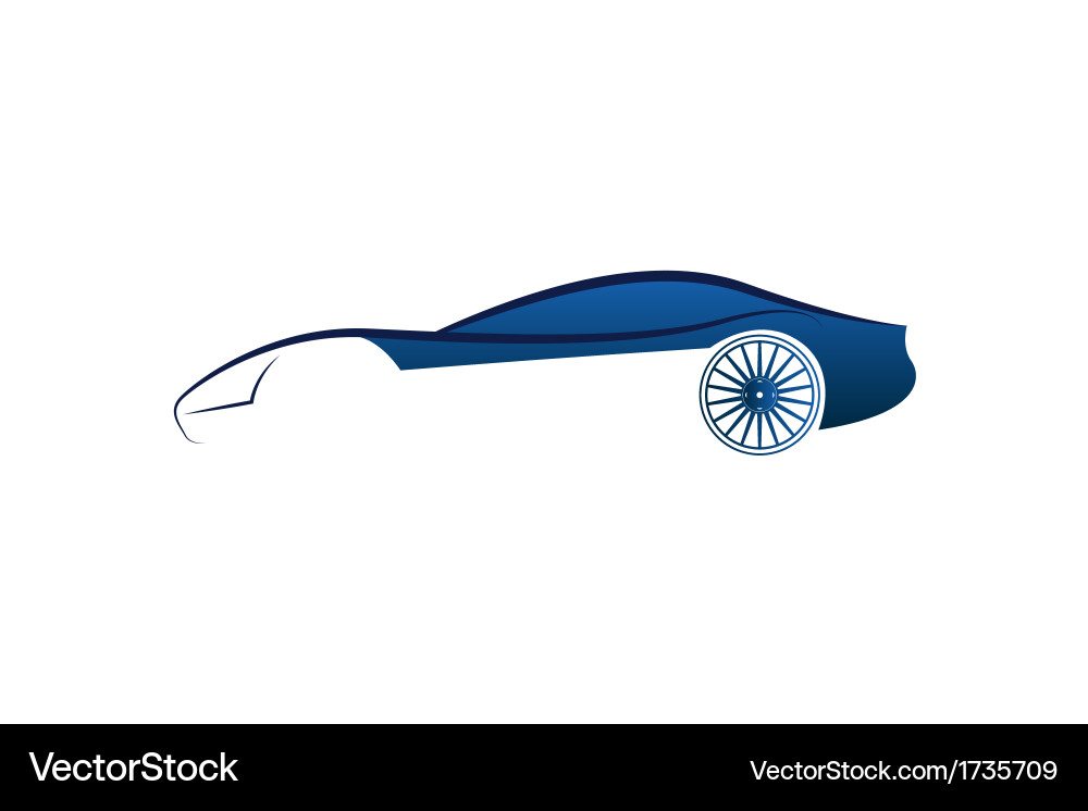 Abstract car logo Royalty Free Vector Image - VectorStock