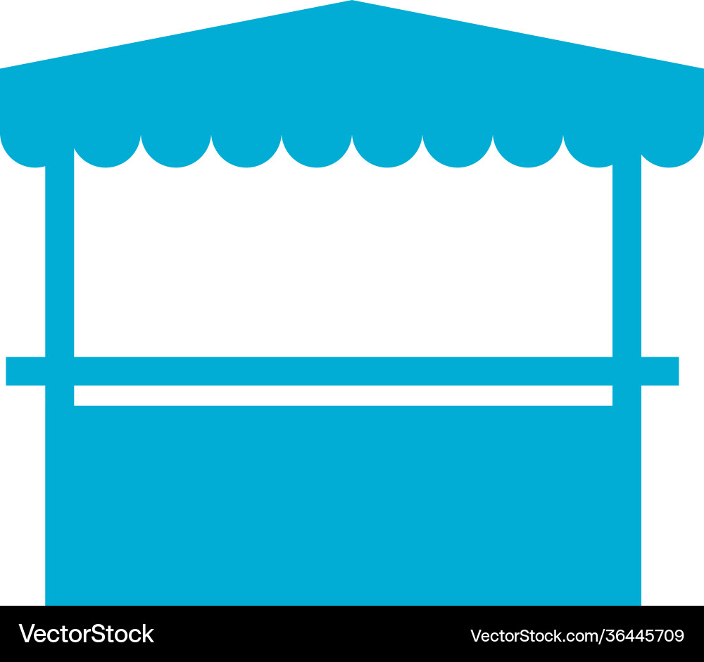 Market stall icon Royalty Free Vector Image - VectorStock