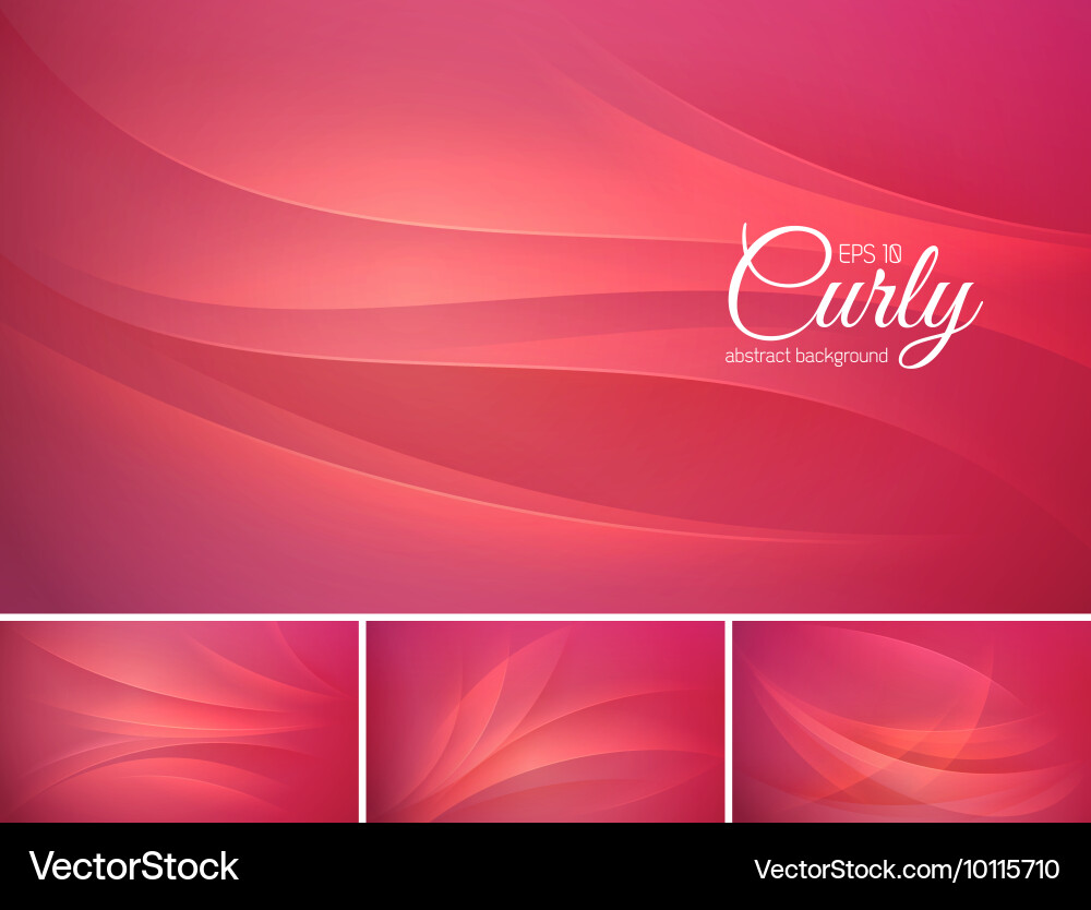 Abstract Curly Swirl Background Royalty Free Vector Image