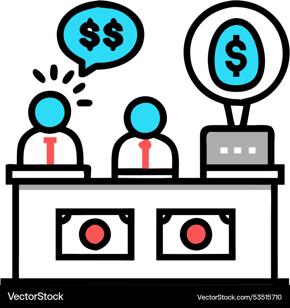 Investments building wealth for tomorrow Vector Image