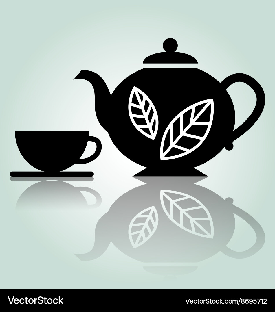 Teapot Silhouette Vector Free Teapot Black Outline Silhouette Vector