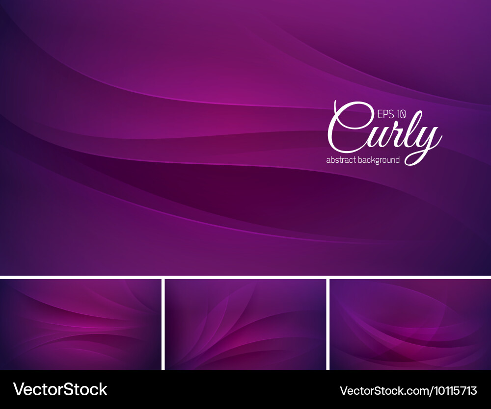 Curly abstract background Royalty Free Vector Image