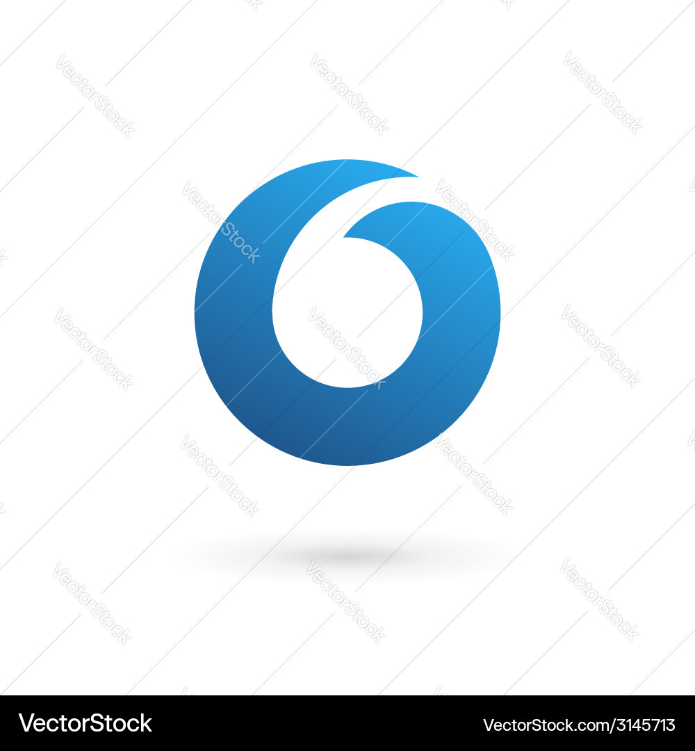 Letter o logo icon design template elements Vector Image