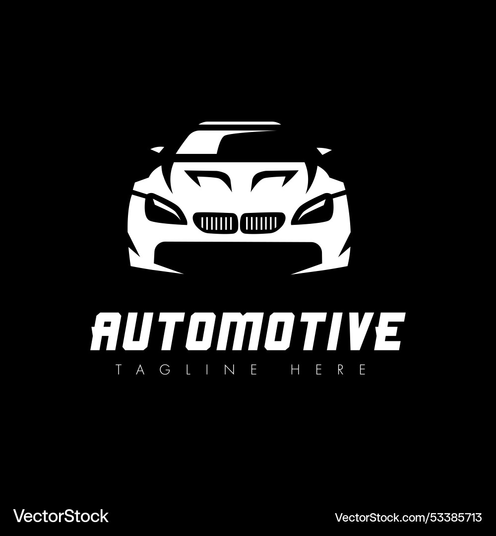 Modern Automotive Logo Royalty Free Vector Image