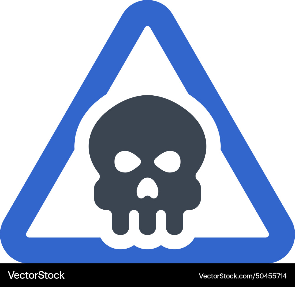 Dead danger icon Royalty Free Vector Image - VectorStock