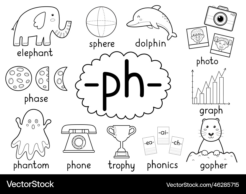 Digraph Ph Worksheets Beginning And Ending Digraph Writing Practice