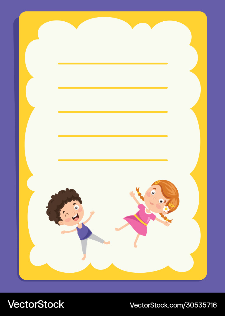 Blank note papers Royalty Free Vector Image - VectorStock