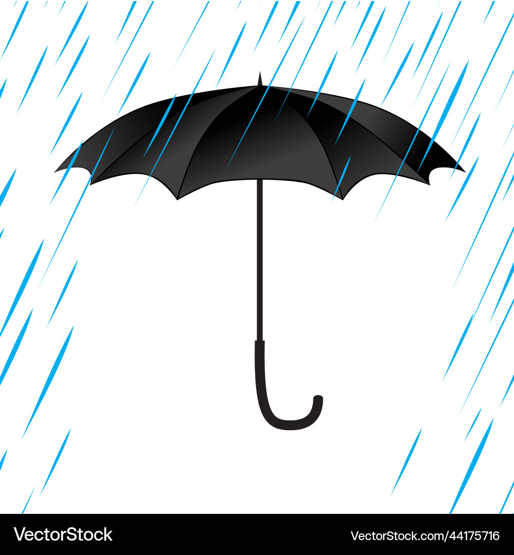 Umbrella protection from rain icon Royalty Free Vector Image