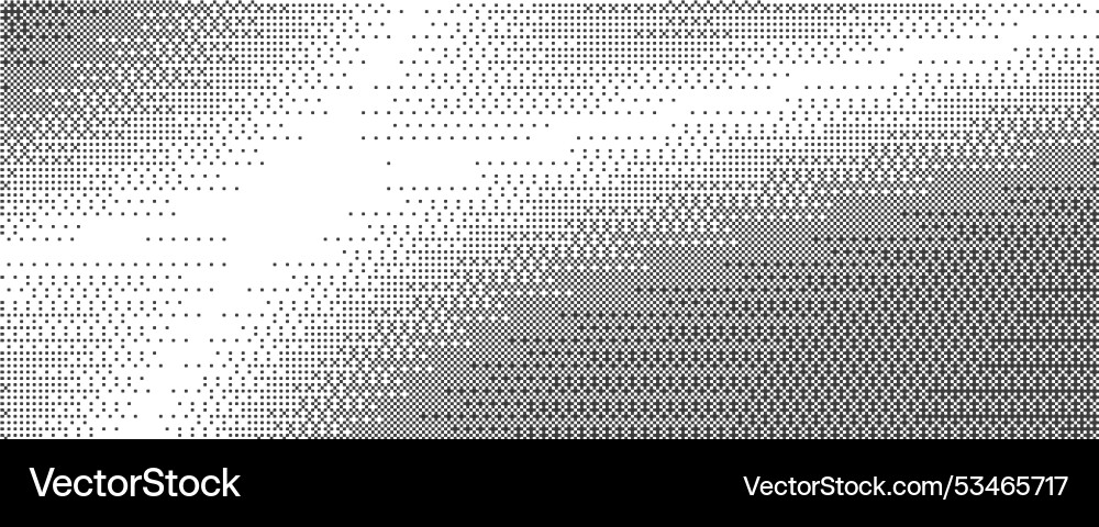 Bitmap pattern with pixel texture dotted gradient Vector Image
