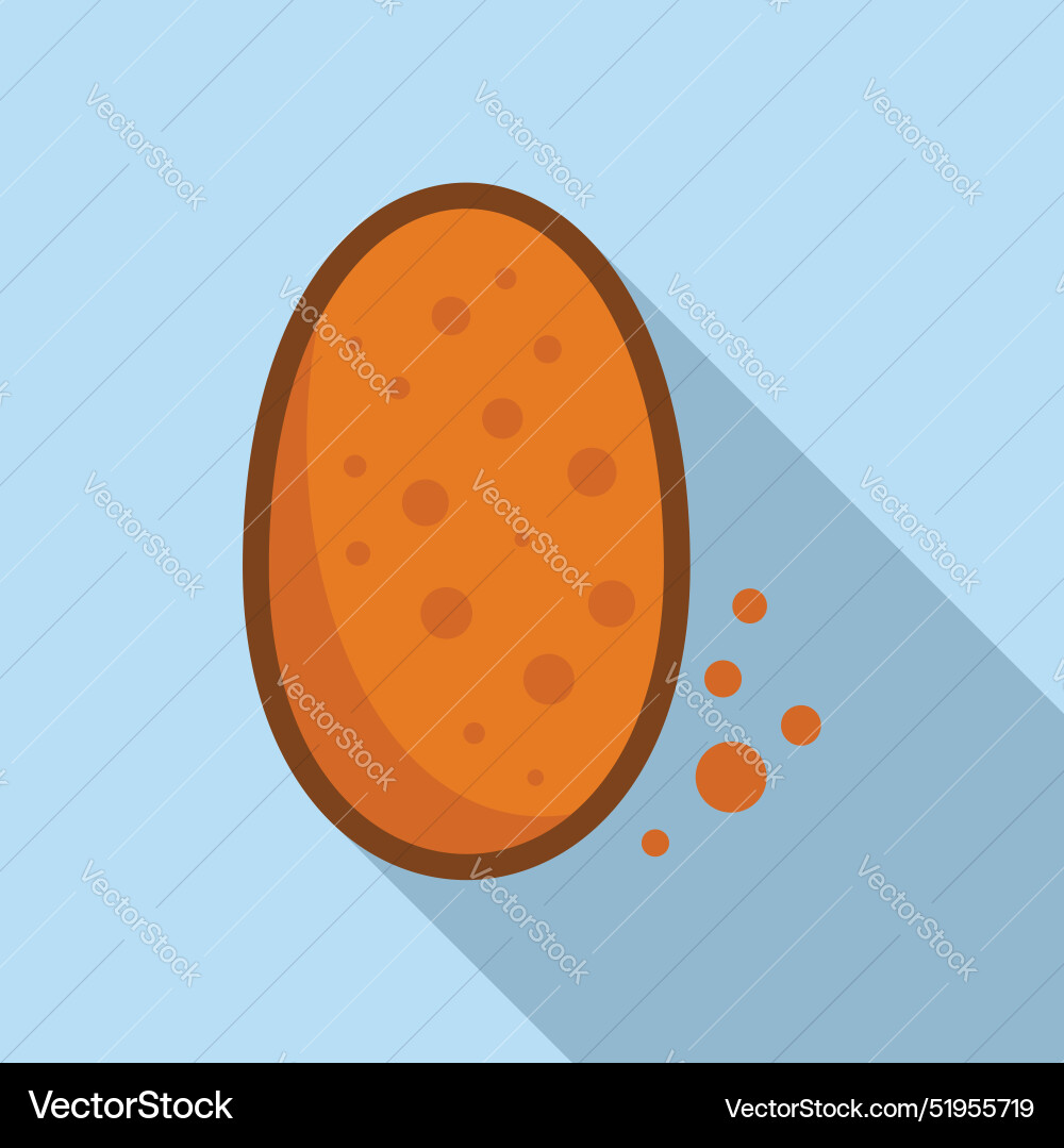 Orange mars planet rotating in solar system Vector Image