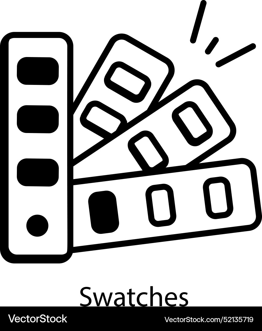 Swatches Royalty Free Vector Image - VectorStock