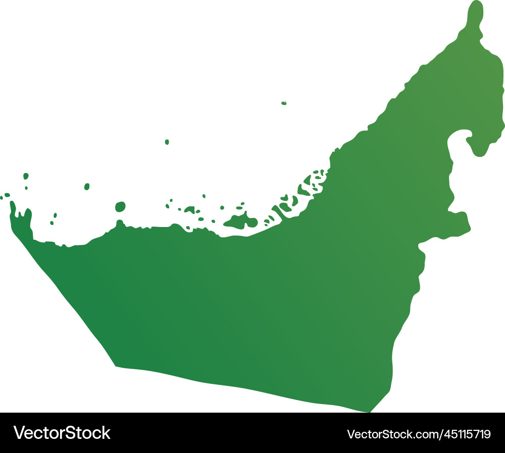 Uae country border composition Royalty Free Vector Image