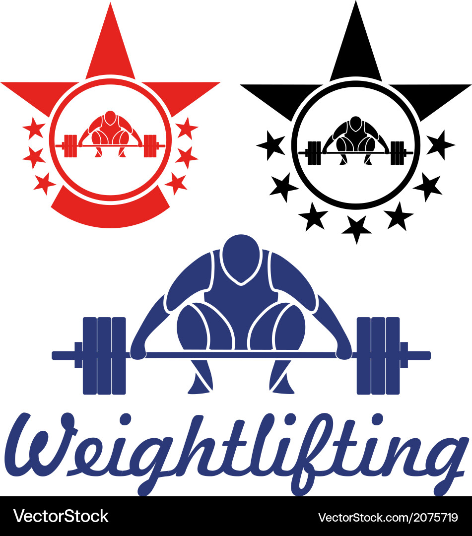 Weightlifting Royalty Free Vector Image - VectorStock