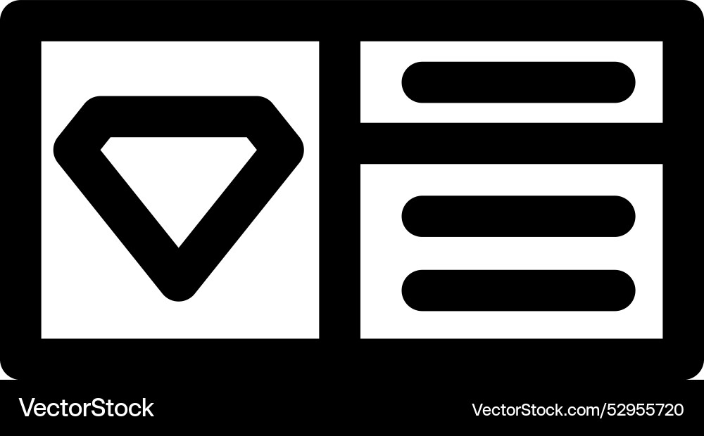 Description icon thin linear style design Vector Image Description icon thin linear style design Vector Image