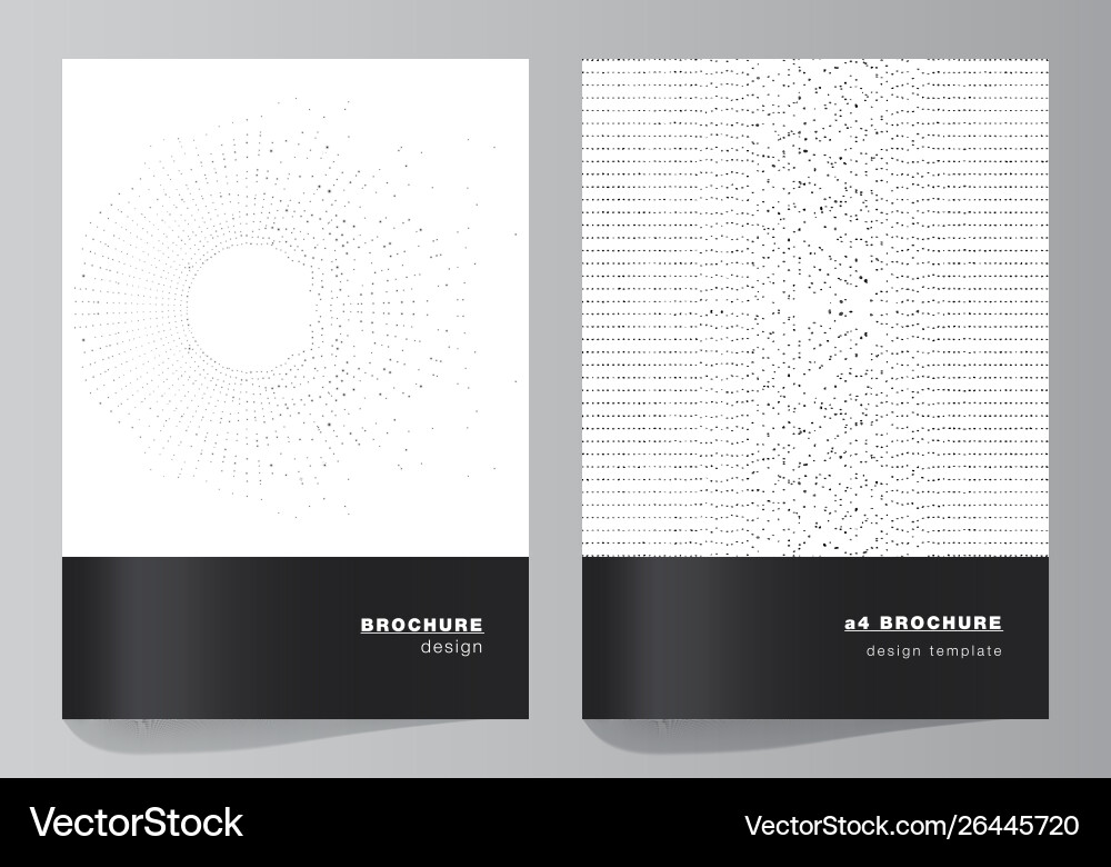 Layout a4 format modern cover Royalty Free Vector Image