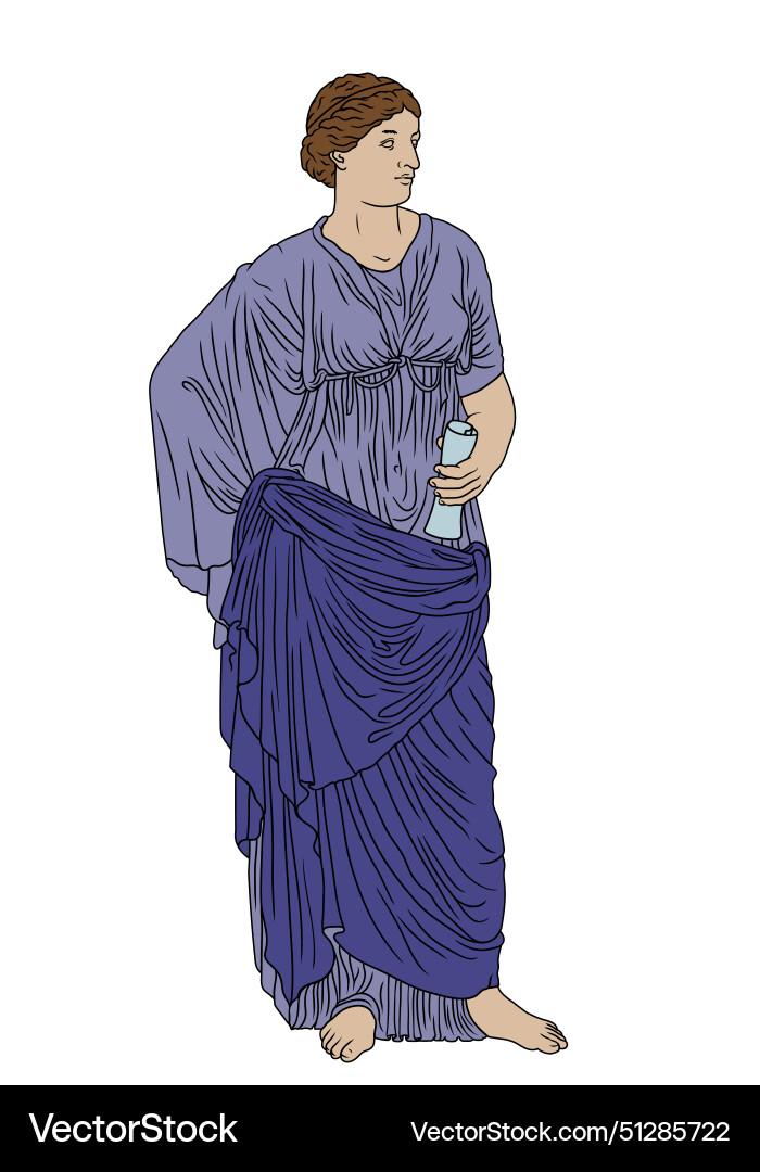 Greek women Royalty Free Vector Image - VectorStock