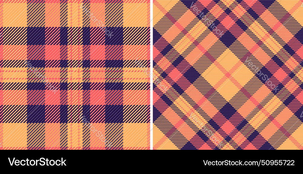 Texture background fabric of pattern plaid Vector Image