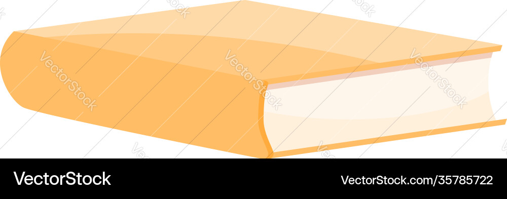 Waste book icon cartoon style Royalty Free Vector Image