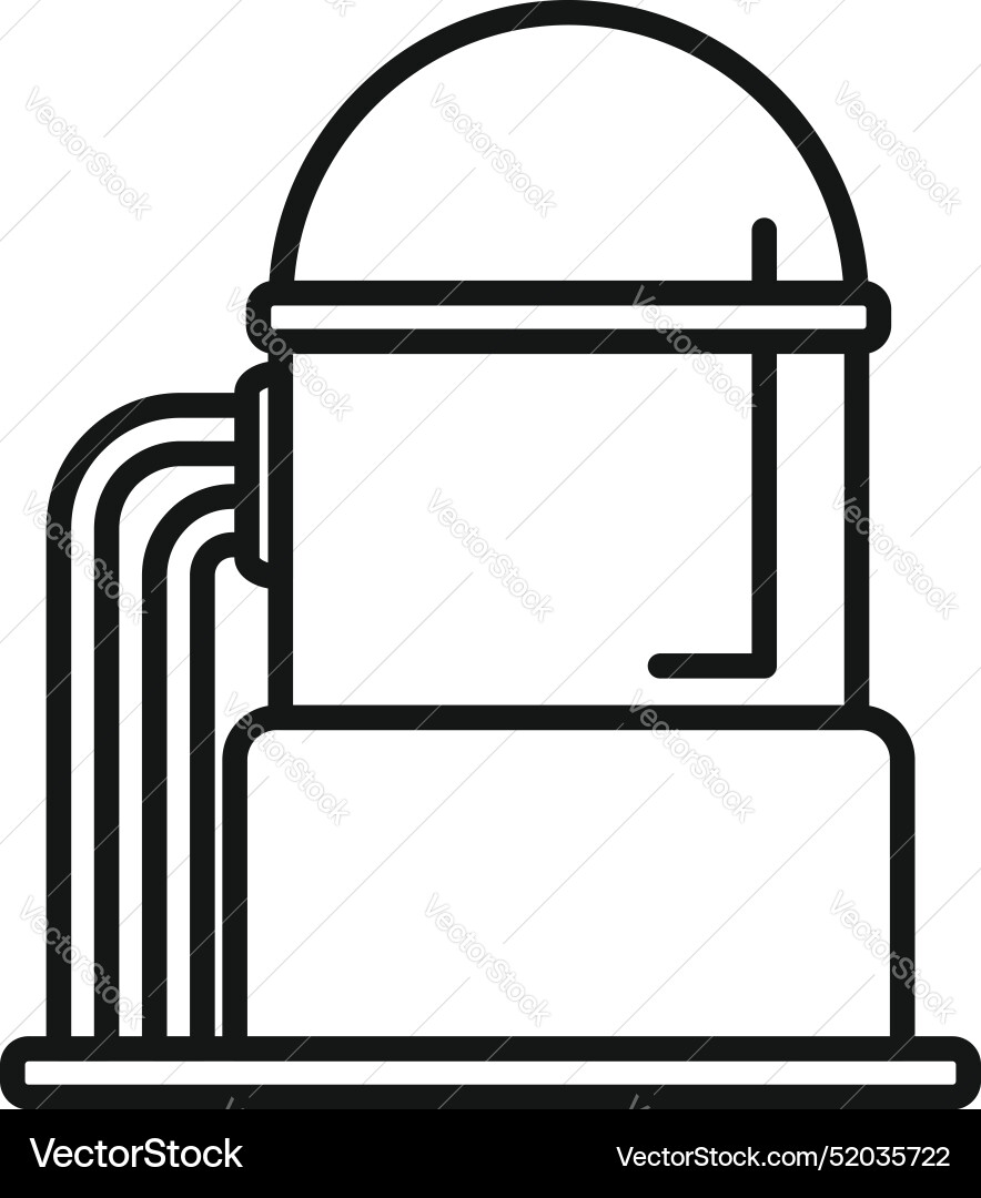 Water tower providing clean to city Royalty Free Vector