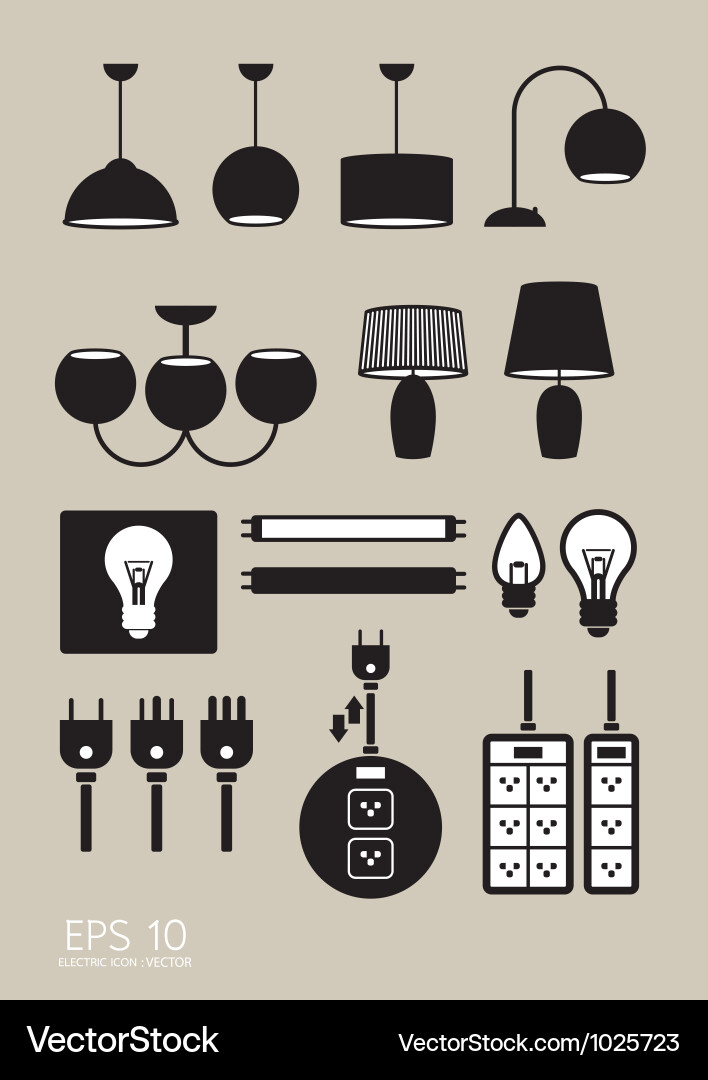 Electric icon Royalty Free Vector Image - VectorStock