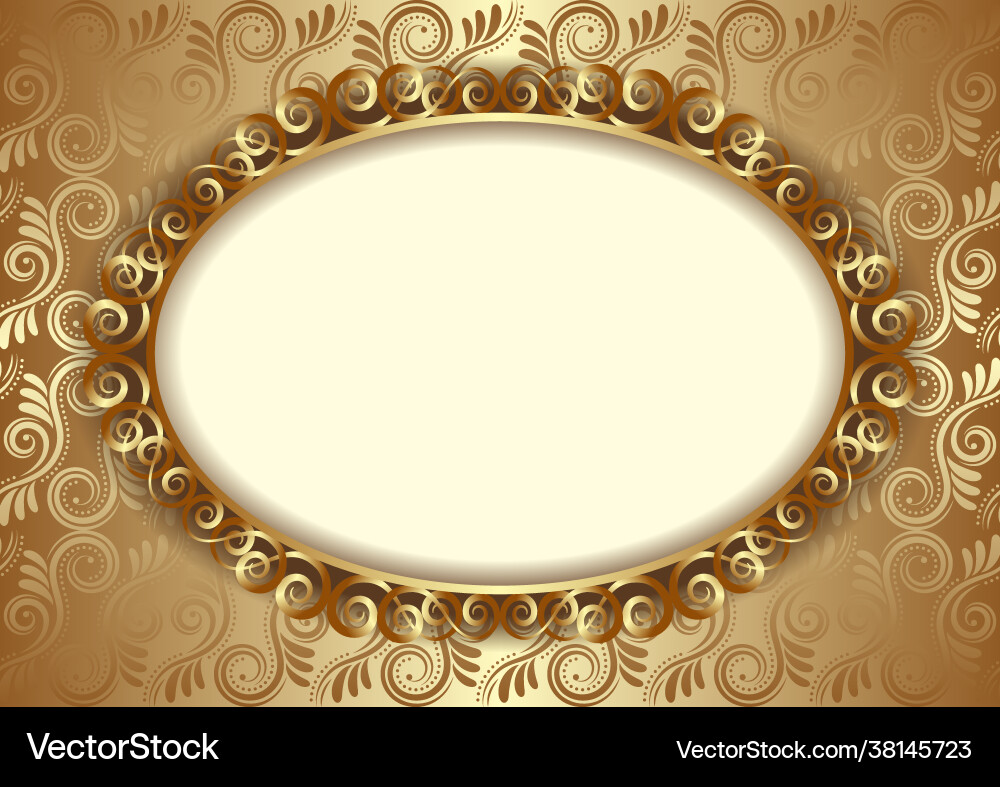 Golden background Royalty Free Vector Image - VectorStock