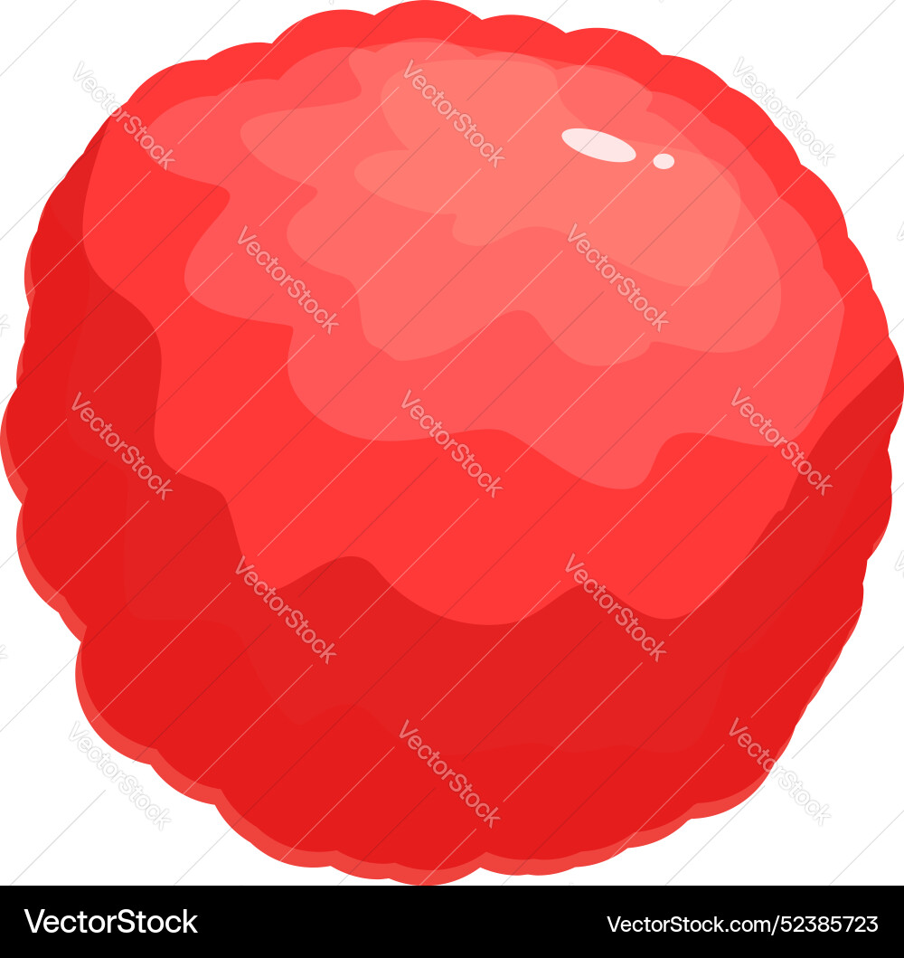 Red blood cell representing human body immune Vector Image