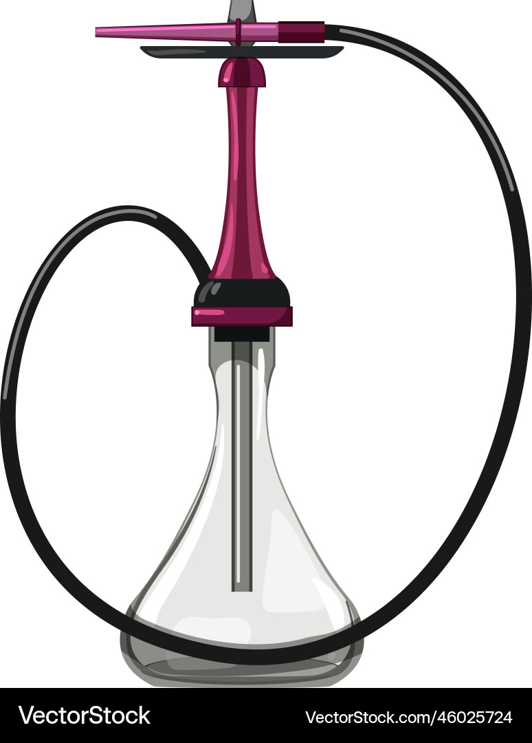 Cartoon Hookah Shisha Royalty Free Vector Image