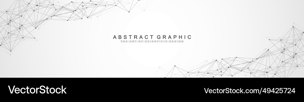 Global network connection banner design template Vector Image