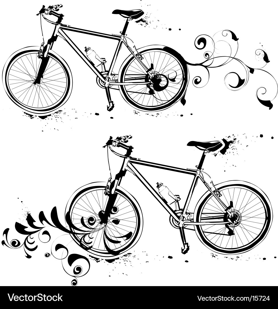Mountain bike Royalty Free Vector Image - VectorStock