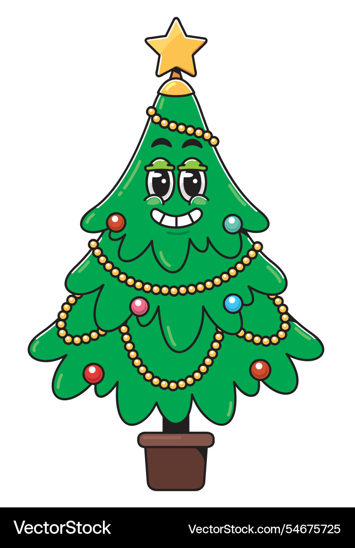 Christmas tree Royalty Free Vector Image - VectorStock