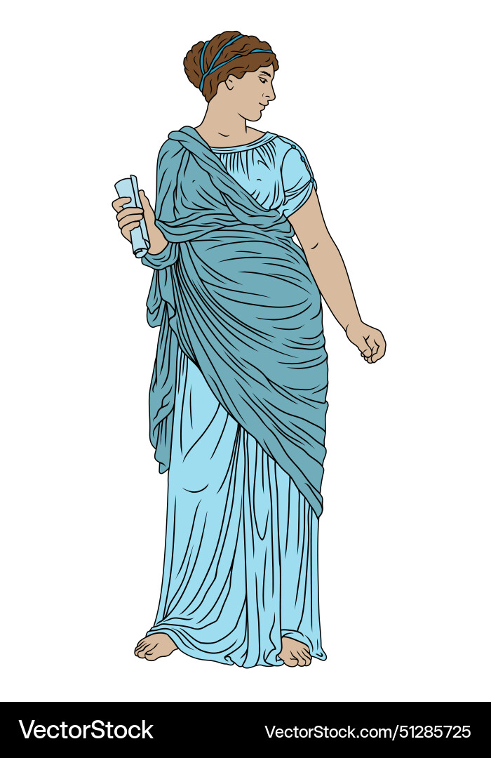 Greek women Royalty Free Vector Image - VectorStock