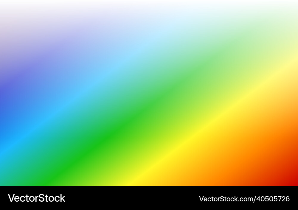 Colourful rainbow gradient background Royalty Free Vector