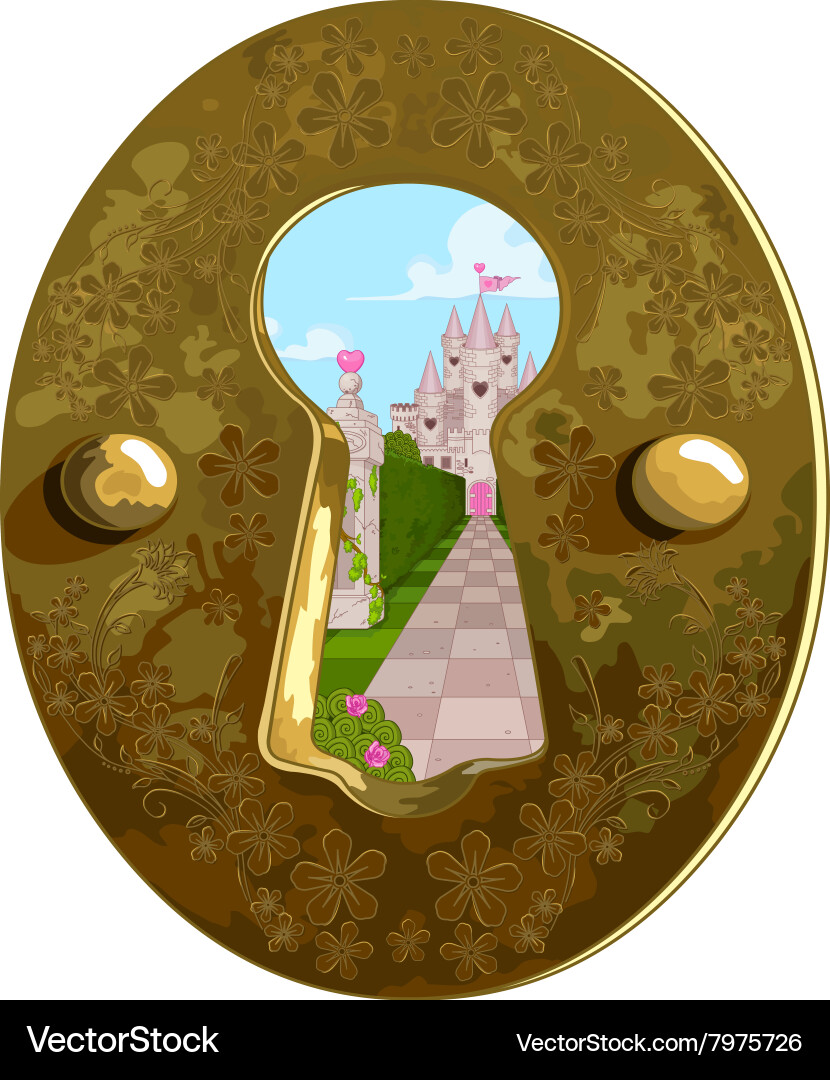 Keyhole Royalty Free Vector Image - VectorStock