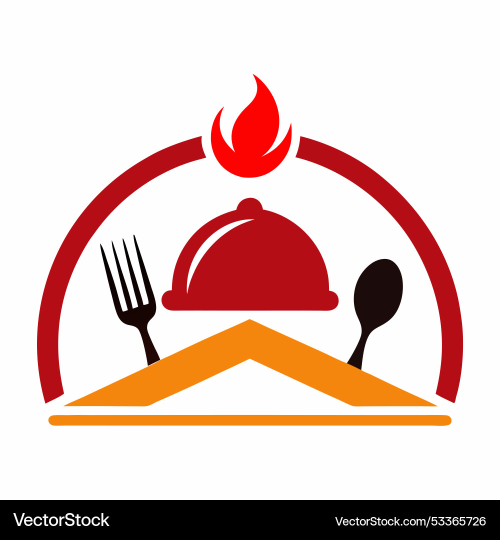 Restaurant logo Royalty Free Vector Image - VectorStock