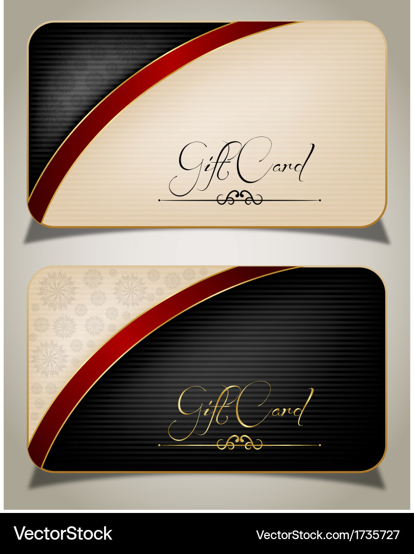 Abstract gift card Royalty Free Vector Image - VectorStock