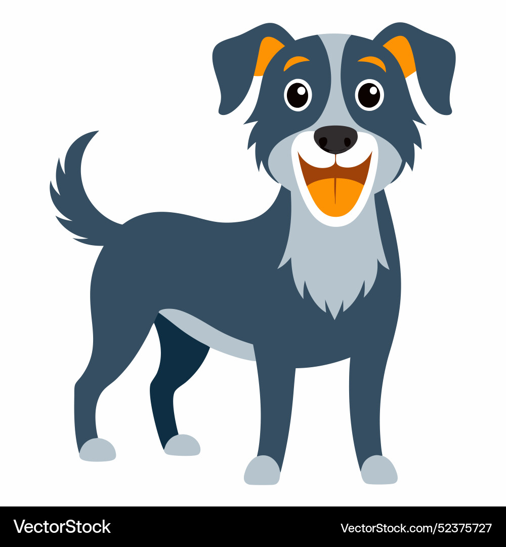 Chow shepherd dog angry kawaii Royalty Free Vector Image