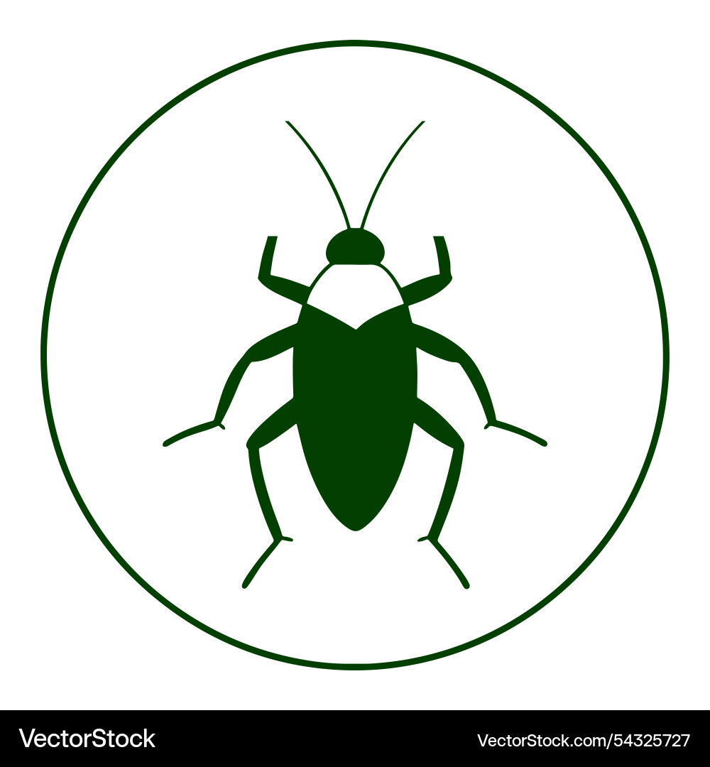 Cockroach insect art Royalty Free Vector Image