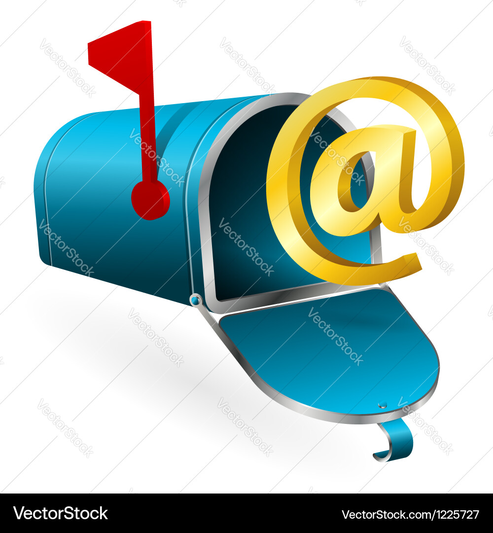 E-mail concept Royalty Free Vector Image - VectorStock