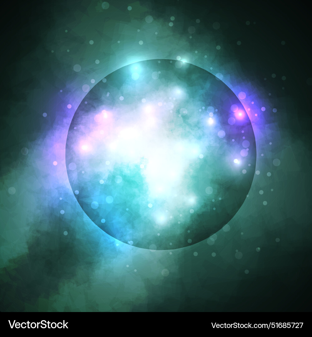 Starry background rich star forming nebula Vector Image