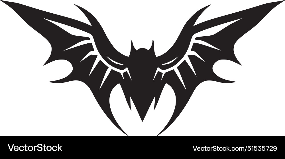 Bat - high quality logo - ideal for t-shirt Vector Image