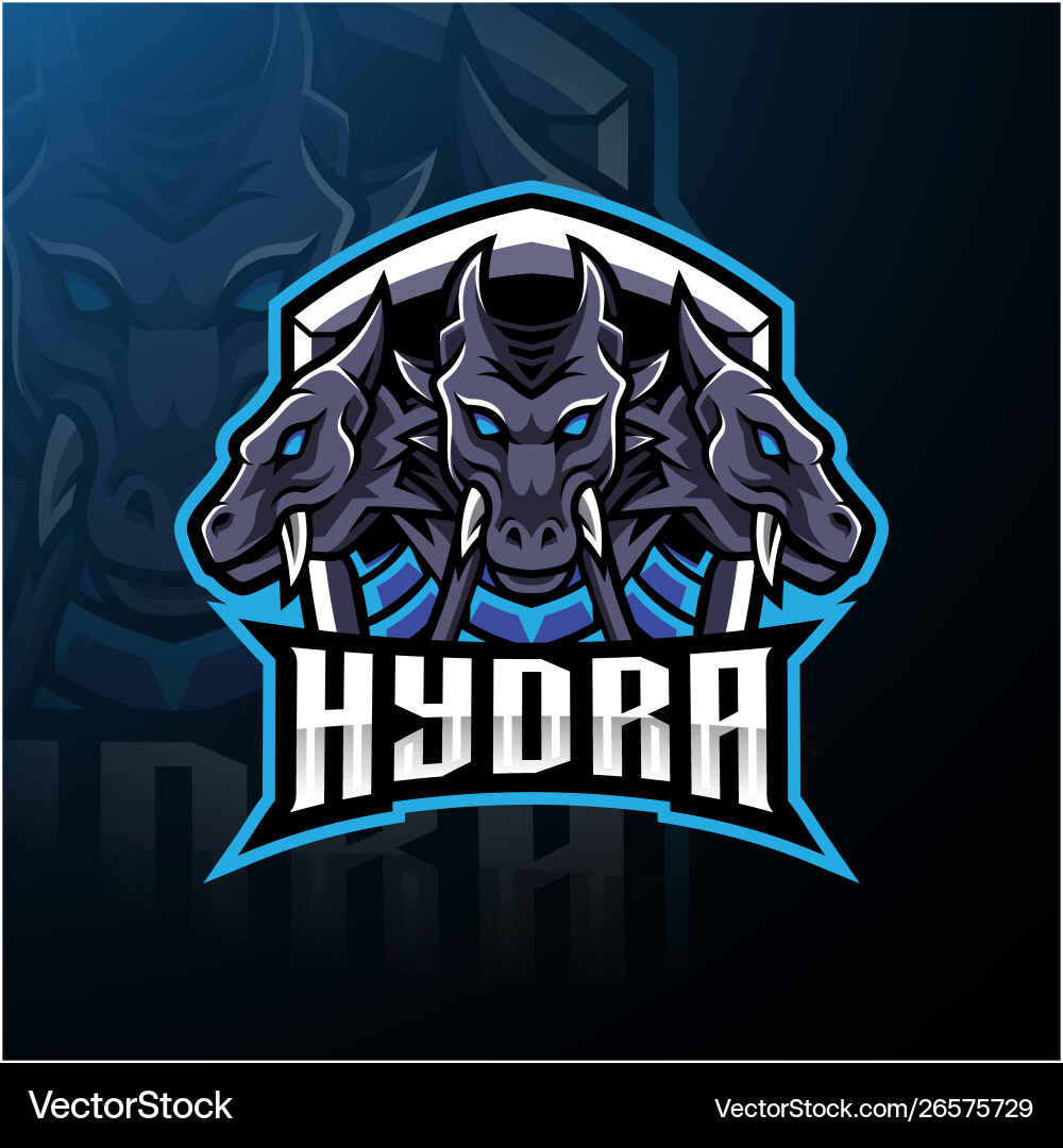 Hydra Esports Logo - Mythical Beast Royalty Free Vector