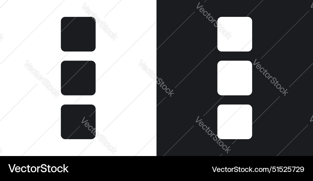 Menu dots icon Royalty Free Vector Image - VectorStock